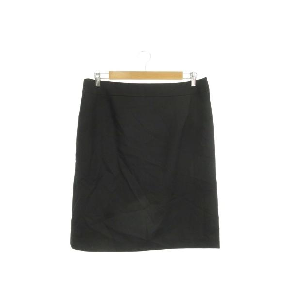 エヌラインプレシャス n-line Precious スカート 19 黒 ブラック 無地 膝丈 タイト /AH4 ■GY58 レディース【表記サイズ】19【実寸サイズ】ウエスト：84cm　ヒップ：-cm　スカート丈：56cm　　【素材】表地...