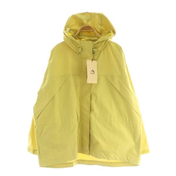 未使用品 フィールドコア FieldCore 撥水マウンテンパーカー ジップアップ L イエロー /MY ■OS ■GY60 レディース【表記サイズ】L【実寸サイズ】身幅：66cm　着丈：71cm　ゆき丈：82cm　　【素材】表地 ポリエス...