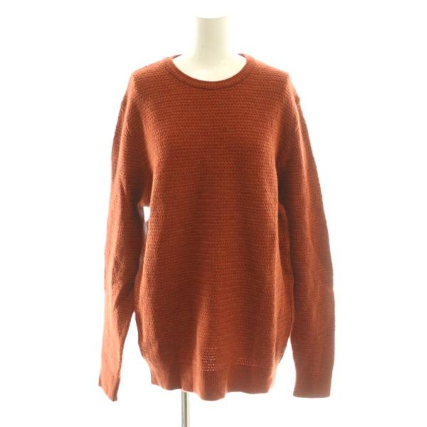 アラミス ARAMIS ニット セーター ウール L 赤 レッド 長袖 ラウンドネック 凹凸編み /AG ■OS ■GY60 レディース【ブランド】アラミス ARAMIS【表記サイズ】L【実寸サイズ】肩幅：約40cm　身幅：約54cm　着丈...