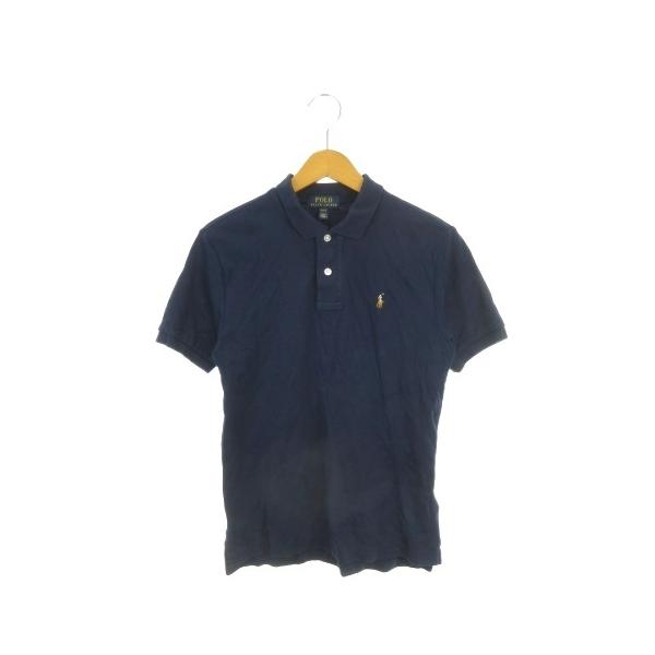 ポロ ラルフローレン POLO RALPH LAUREN ポロシャツ 子ども服（男の子用） M(10-12) 紺 ネイビー 半袖 襟付き ロゴ刺繍 /AH6 ■GY63【ブランド】ポロ ラルフローレン POLO RALPH LAUREN【表...
