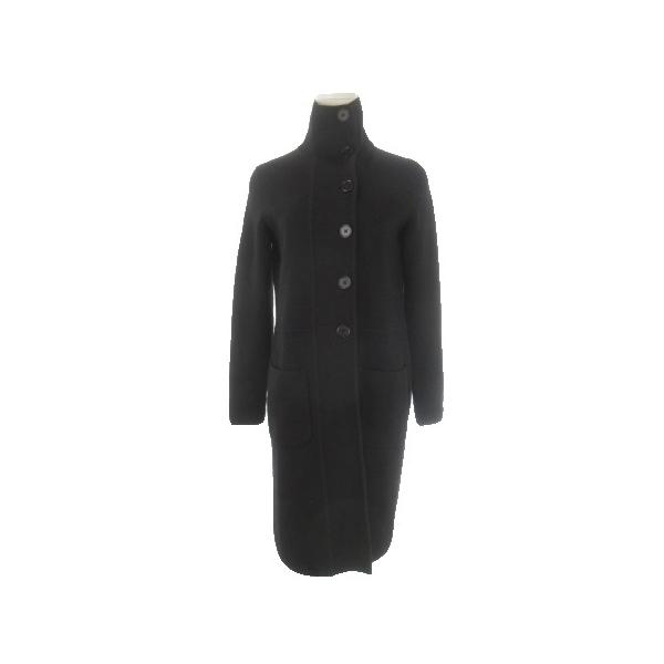 タルボット TALBOTS PETITES カーディガン ウール P 黒 ブラック スタンドカラー 長袖 ボタンフロント /CK20 ■GY63 レディース【ブランド】タルボット TALBOTS【表記サイズ】P【実寸サイズ】肩幅：34cm　...