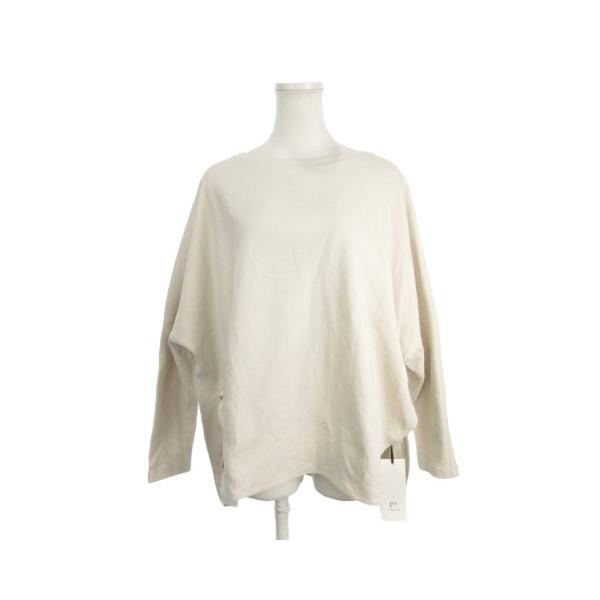 未使用品 プルミエ アロンディスモン 1er Arrondissement カットソー オーバーサイズ ベージュ 無地 長袖 ドロップショルダー /AH33【ブランド】プルミエ アロンディスモン 1er Arrondissement【表記サ...