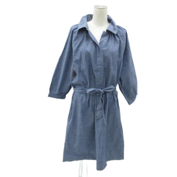 ダーマコレクション dama collection ワンピース スキッパーカラー LL 紺 ネイビー 七分袖 ウエストベルト /HO13 ■GY58 レディース【ブランド】ダーマコレクション dama collection【表記サイズ】LL...