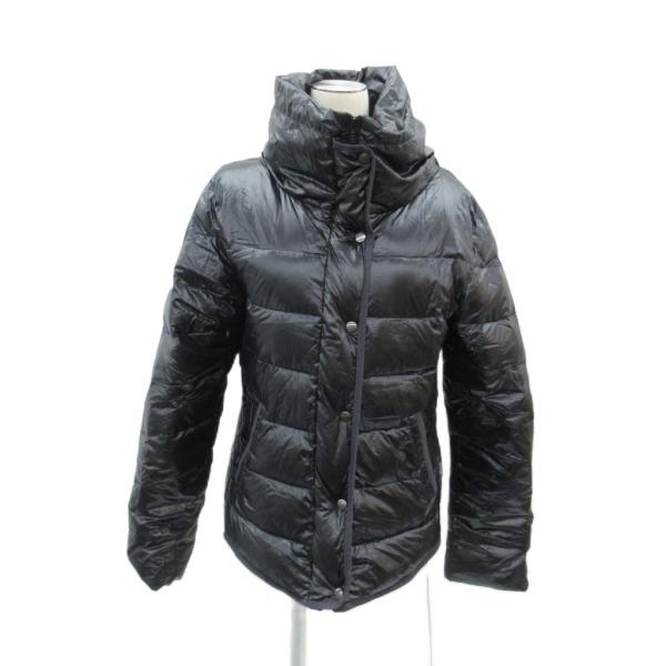 エレッセ ellesse ダウンジャケット 上着 ミドル丈 XL 黒 ブラック ハイネック /HO41 ■GY58 レディース【ブランド】エレッセ ellesse【表記サイズ】XL【実寸サイズ】肩幅：44cm　身幅：49cm　着丈：68cm...