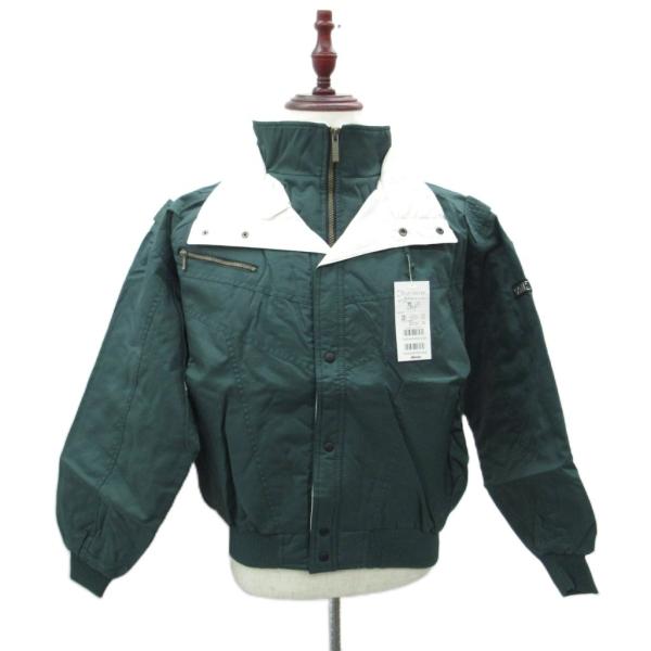 未使用品 STARS＆STRIPES TRACK CLUB ブルゾンジャケット 上着 ミドル丈 O モスグリーン スタンドカラー /SM12 ■GY59 メンズ【表記サイズ】O【実寸サイズ】肩幅：56cm　身幅：64cm　袖丈：56cm　着...