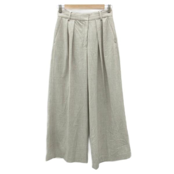 スナイデル SNIDEL スラックスパンツ ロング丈 1 ベージュ ワイドシルエット タック入り /SM81 ■GY59 レディース【ブランド】スナイデル SNIDEL【表記サイズ】1【実寸サイズ】ウエスト：66cm　もも幅：32cm　裾幅...