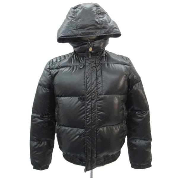 未使用品 アレッサンドロデラクア ALESSANDRO DELL'ACQUA 中綿ジャケット 上着 ミドル丈 S 黒 フード付 無地 /SY59 ■GY59 メンズ【ブランド】アレッサンドロデラクア ALESSANDRO DELL'ACQU...