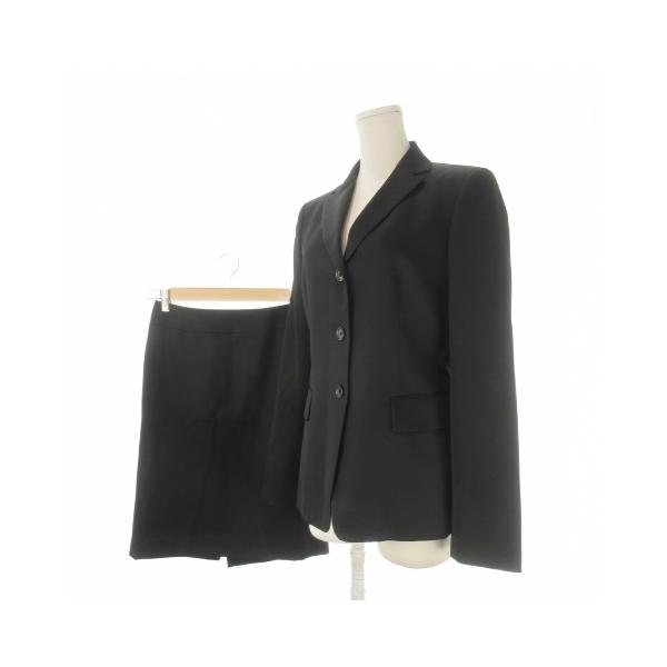 コムサデモード COMME CA DU MODE セットアップ スーツ ジャケット 9 スカート 7 黒 ブラック /CK12 ■ECC001 レディース【ブランド】コムサデモード COMME CA DU MODE【表記サイズ】ジャケット9...