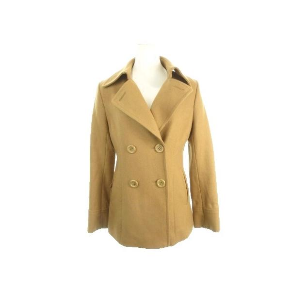 クードシャンス CdeC COUP DE CHANCE Pコート ピーコート 36 茶 キャメル ダブルブレスト 長袖 無地 /AH32 ■ECC001 レディース【ブランド】クードシャンス CdeC COUP DE CHANCE【表記サイ...