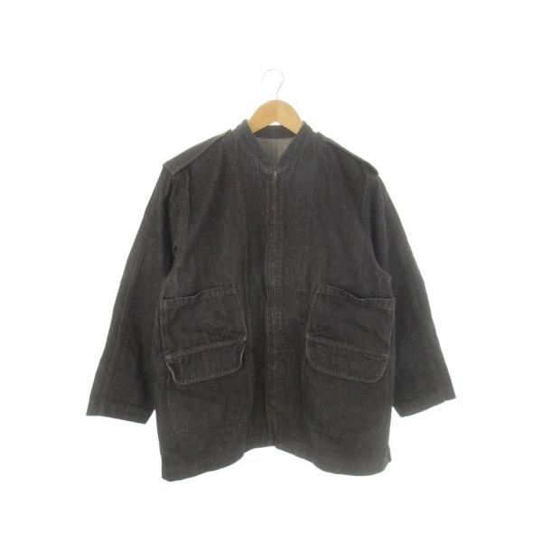 バツ Ba-tsu ジャケット デニム グレー 長袖 ジップアップ フラップポケット /AO11 ■ECC001 メンズ【ブランド】バツ Ba-tsu【表記サイズ】サイズ表記なし(実寸サイズをご覧ください)【実寸サイズ】肩幅：47.5cm　...