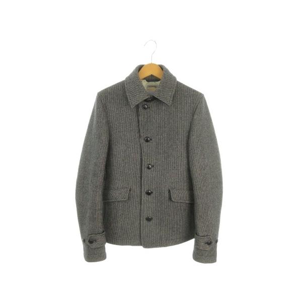 シップス SHIPS ステンカラーコート ミドル丈 中綿 S グレー 114-12-1740 /MN6 ■ECC001 メンズ【ブランド】シップス SHIPS【表記サイズ】S【実寸サイズ】肩幅：40cm　身幅：46cm　袖丈：62cm　着丈...