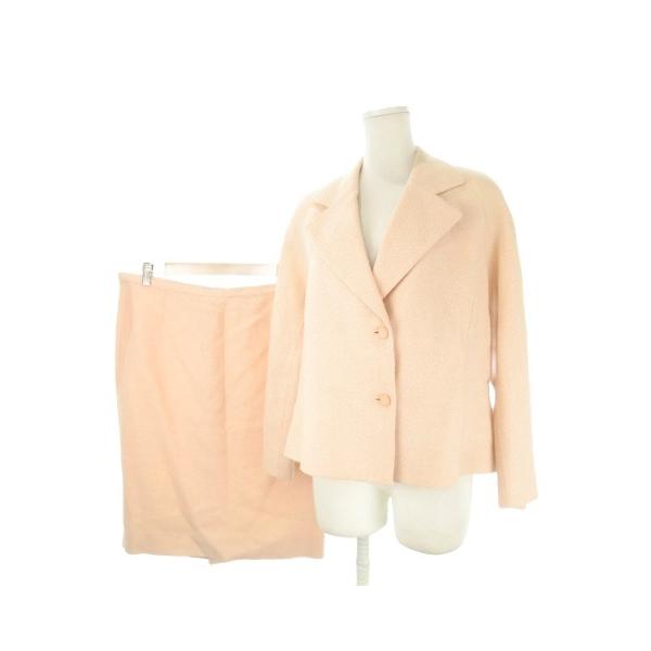 ハナエモリ HANAE MORI international セットアップ スーツ ツイード ジャケット スカート ラメ 40 ピンク /CK1 ■ECC001 レディース【ブランド】ハナエモリ HANAE MORI【表記サイズ】40【実寸...
