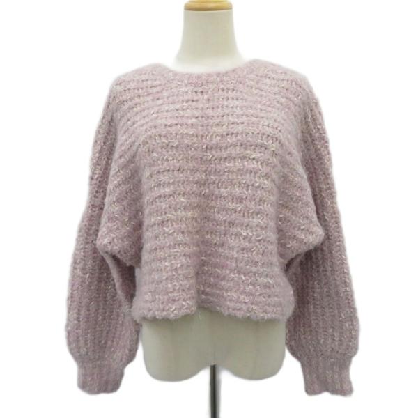 ナチュラルビューティーベーシック NATURAL BEAUTY BASIC ニット セーター M ダスティパープル 長袖 /SM74 ■ECB001 レディース【ブランド】ナチュラルビューティーベーシック NATURAL BEAUTY BA...