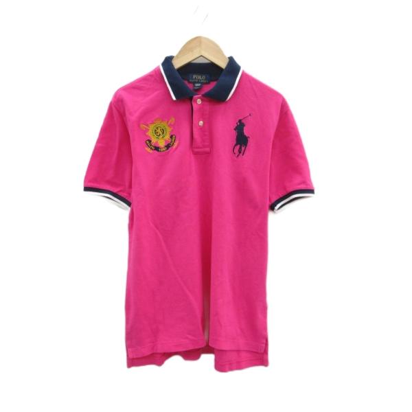 ポロ ラルフローレン POLO RALPH LAUREN ポロシャツ ビッグポニー 160 マゼンタ 半袖 ロゴ刺繍 /HO66 ■ECB001 男の子 キッズ【ブランド】ポロ ラルフローレン POLO RALPH LAUREN【表記サイズ...