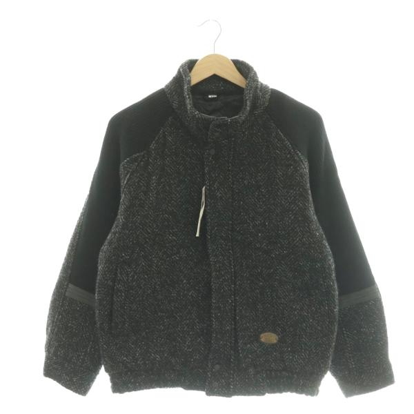 未使用品 ローデンジャック LODEN JACK  スタンドカラージャケット ブルゾン LL ブラック /DF ■ECB001 メンズ【表記サイズ】LL【実寸サイズ】身幅：60cm　着丈：64.5cm　ゆき丈：82cm　　【素材】表地 毛、...