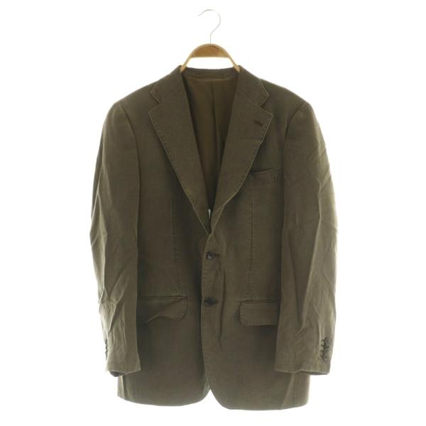 サヴォイア SAVOIA テーラードジャケット 2B 総裏地 90A4 ブラウン /MY ■OS ■ECB001 メンズ【表記サイズ】90 A4【実寸サイズ】肩幅：42cm　身幅：52cm　着丈：70cm　袖丈：58cm　　【素材】指定外繊...