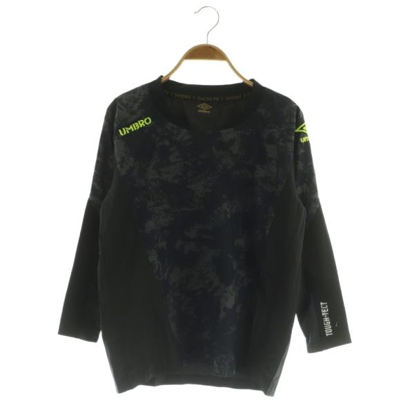 アンブロ UMBRO キッズ サッカーウエア トレーニングウエア GACHI-TR ピステ 総柄 切替 刺繍 150 ブラック /MY ■OS ■ECC001 キッズ【ブランド】アンブロ UMBRO【表記サイズ】150【実寸サイズ】身幅：4...