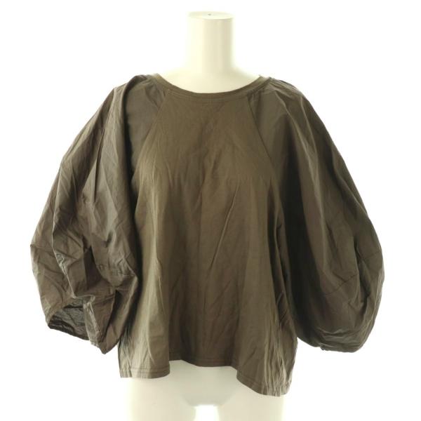 ブギウギ BOOGIE WOOGIE ブラウス 七分袖 38 茶 /NR ■ECC001 レディース【表記サイズ】38【実寸サイズ】身幅：44.5cm　着丈：49.5cm　ゆき丈：48cm　　【素材】本体 コットン　別布 コットン【色】茶【...