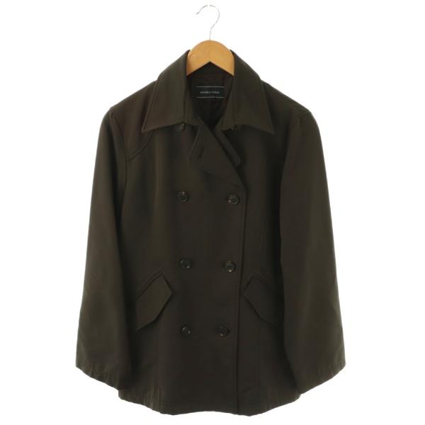 ムーンライトフィールド MOONLIT FIELD Pコート ダブル 11 ダークブラウン /HK ■ECC001 レディース【表記サイズ】11【実寸サイズ】肩幅：42cm　身幅：51cm　着丈：68cm　袖丈：58.5cm　　【素材】ポリ...