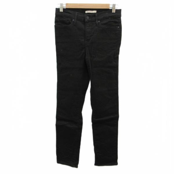 リーバイス Levi's 312 SHAPING SLIM デニムパンツ ジーンズ スキニー ロング丈 29インチ 黒 ブラック /SM2 ■ECD001 レディース【ブランド】リーバイス Levi's【表記サイズ】29インチ【実寸サイズ】...
