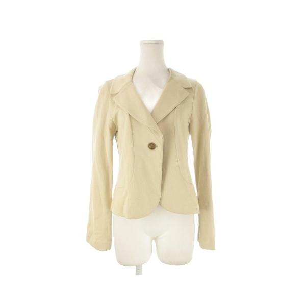 ホコモモラデシビラ Jocomomola de Sybilla テーラードジャケット シングル 40 ベージュ /CK16 ■ECD001 レディース【ブランド】ホコモモラデシビラ Jocomomola de Sybilla【表記サイズ】4...