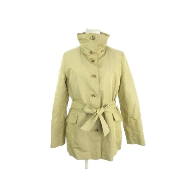 スキャパ SCAPA ジャケット 上着 キルティングライナー付き 38 ベージュ スタンドカラー 長袖 ウエストベルト /AH13 ■ECD001【ブランド】スキャパ SCAPA【表記サイズ】38【実寸サイズ】肩幅：38cm　身幅：43cm...