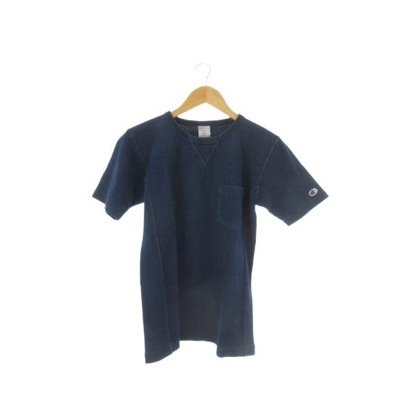 未使用品 チャンピオン CHAMPION × シップス SHIPS Tシャツ 半袖 ガゼット ポケット S 青 ブルー インディゴ /CK16 ■ECD001 メンズ【ブランド】チャンピオン CHAMPION【表記サイズ】S【実寸サイズ】肩...