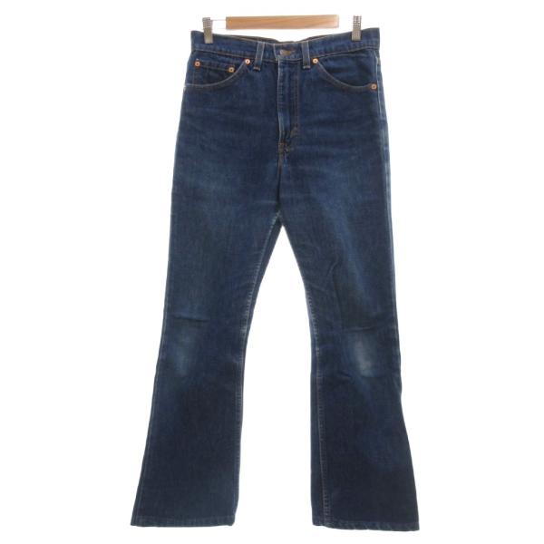 リーバイス Levi's 517 ブーツカット デニムパンツ ジーンズ USA製 31 ブルー系 /UO ■ECD001 メンズ【ブランド】リーバイス Levi's【表記サイズ】W31 L34【実寸サイズ】ウエスト：76cm　もも幅：30c...