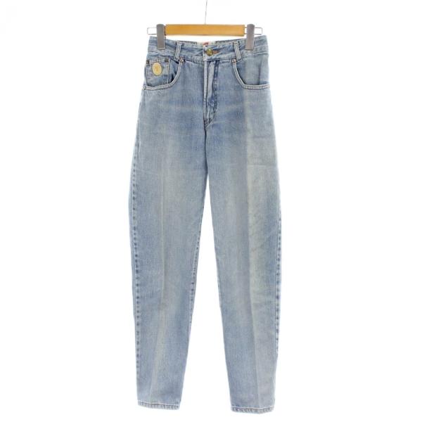 トラサルディ TRUSSARDI デニム ジーンズ 24 青 ブルー /GP ■GY58 レディース【ブランド】トラサルディ TRUSSARDI【表記サイズ】24【実寸サイズ】ウエスト：58cm　もも幅：26cm　裾幅：14cm　股上：25...