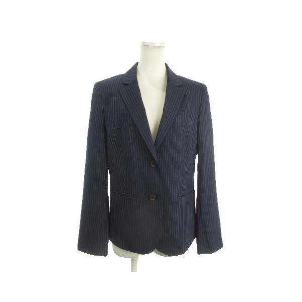 ブルックスブラザーズ BROOKS BROTHERS 346 テーラードジャケット 8 紺 ネイビー ストライプ柄 /AO14 ■ECC001 レディース【ブランド】ブルックスブラザーズ BROOKS BROTHERS【表記サイズ】8CLA...