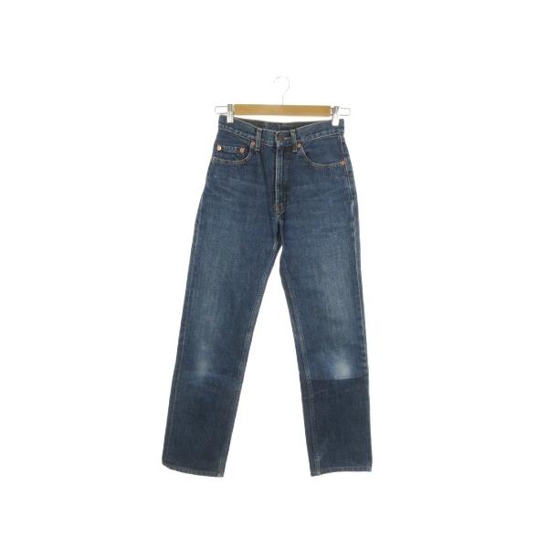 リーバイス Levi's 557 デニムパンツ ジーンズ W24 青 ブルー インディゴ ストレート /AO32 ■ECC001 レディース【ブランド】リーバイス Levi's【表記サイズ】W24 L32【実寸サイズ】ウエスト：63cm　も...