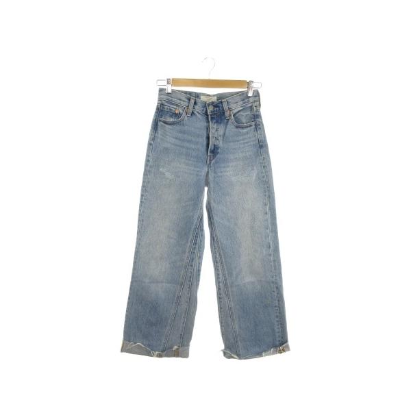 リーバイス Levi's ALTERED WIDE LEG デニムパンツ ジーンズ W24 青 ブルー インディゴ ワイド ロールアップ /AO40 ■ECC001【ブランド】リーバイス Levi's【表記サイズ】W24【実寸サイズ】ウエス...