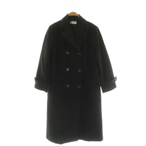 セシカ C'EST CHICA ロングコート ダブルボタン アンゴラ混 ブラック /MY ■OS ■ECC001 レディース【表記サイズ】表記なし【実寸サイズ】肩幅：42cm　身幅：54cm　着丈：108cm　袖丈：59cm　　【素材】表地...