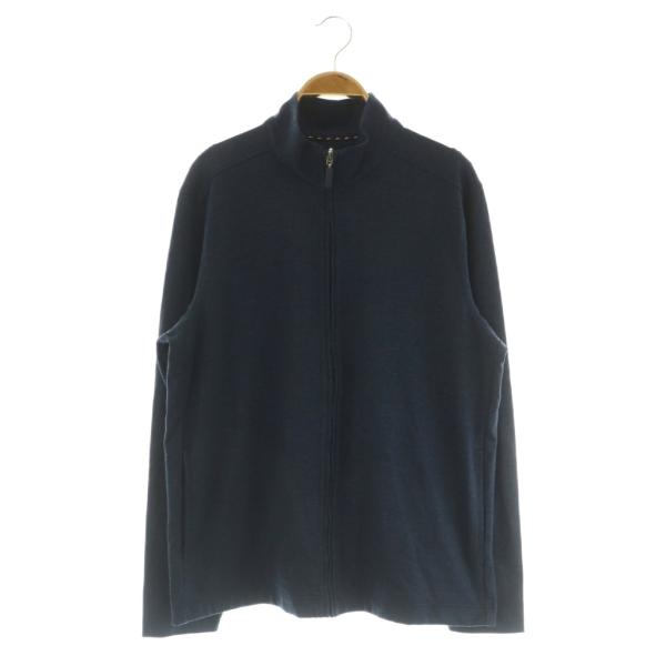 ジョンストン&amp;マーフィー Johnston &amp; Murphy ジップアップジャケット ブルゾン M ネイビー /MY ■OS ■ECC001 メンズ【表記サイズ】M【実寸サイズ】肩幅：40cm　身幅：51cm　着丈：64cm...