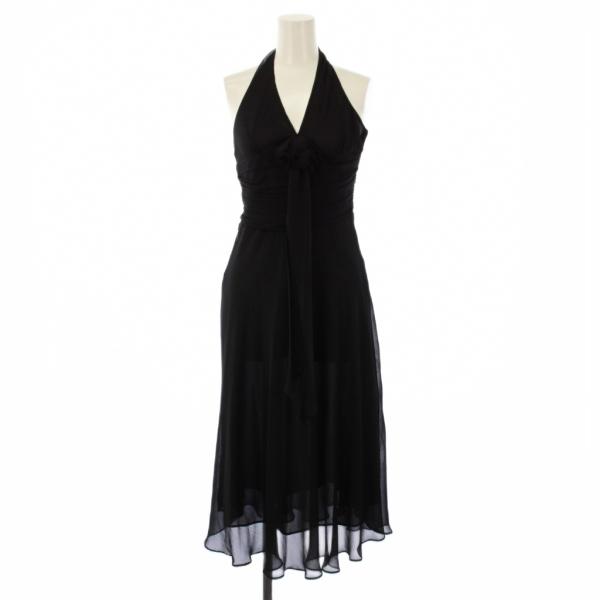 ザラ ベーシック ZARA BASIC フレアワンピース マキシ ロング シアー シースルー ホルターネック S 黒 ブラック /BB ■ECC001【ブランド】ザラ ベーシック ZARA BASIC【表記サイズ】S【実寸サイズ】身幅：31...
