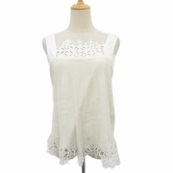 キャサリン・マランドリーノ CATHERINE MALANDRINO キャミソール 2 オフホワイト ノースリーブ 刺繍 /HO54 ■ECC001 レディース【ブランド】キャサリン・マランドリーノ CATHERINE MALANDRINO...