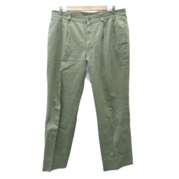 ラコステ LACOSTE スラックスパンツ 94 ロング丈 /YS46 ■ECD001 メンズ【ブランド】ラコステ LACOSTE【表記サイズ】94【実寸サイズ】ウエスト：90cm　もも幅：29cm　裾幅：21.5cm　股上：29cm　股下...