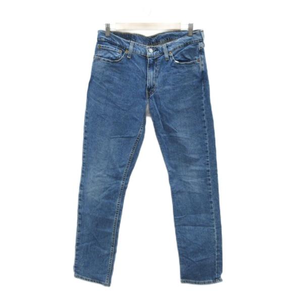 リーバイス Levi's 511 デニムパンツ ジーンズ ストレート W33 L32 青 ブルー /HO50 ■ECD001 レディース【ブランド】リーバイス Levi's【表記サイズ】W33 L32【実寸サイズ】ウエスト：78cm　もも幅...
