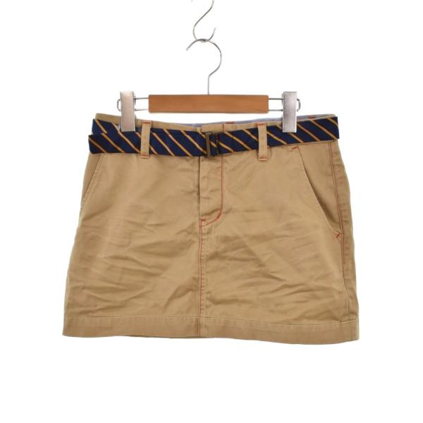 ダブルスタンダードクロージング ダブスタ DOUBLE STANDARD CLOTHING WOMAN ミニタイトスカート 36 ベージュ ■ECD001 レディース【ブランド】ダブルスタンダードクロージング ダブスタ DOUBLE STA...