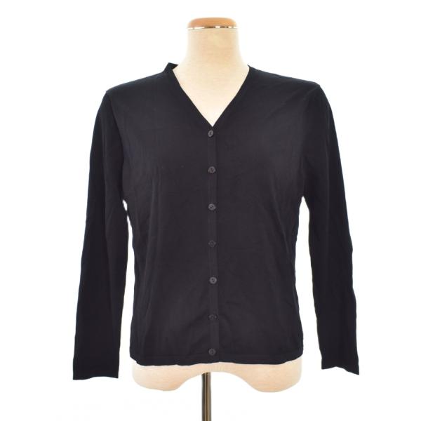 タルボット TALBOTS カーディガン 長袖 Vネック S 黒 ブラック ■ECC001 レディース【ブランド】タルボット TALBOTS【表記サイズ】S【実寸サイズ】肩幅：38cm　身幅：46cm　着丈：53cm　袖丈：54.5cm　　...