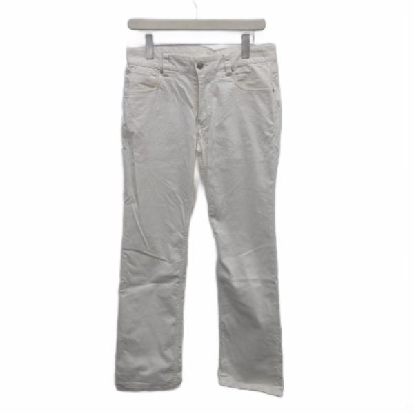 メンズティノラス MEN'S TENORAS パンツ ストレート M 白 ホワイト /AQ ■OS ■GY58 メンズ【表記サイズ】M【実寸サイズ】ウエスト：約81cm　もも幅：約27.5cm　裾幅：約20cm　股上：約33.5cm　股下：...