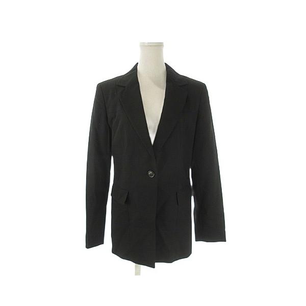 ロペ ROPE CLASSIC ジャケット 上着 9AT 黒 ブラック 無地 テーラードカラー 長袖 /AO7 ■ECA002 レディース【ブランド】ロペ ROPE【表記サイズ】9AT【実寸サイズ】肩幅：38.5cm　身幅：44.5cm　袖...