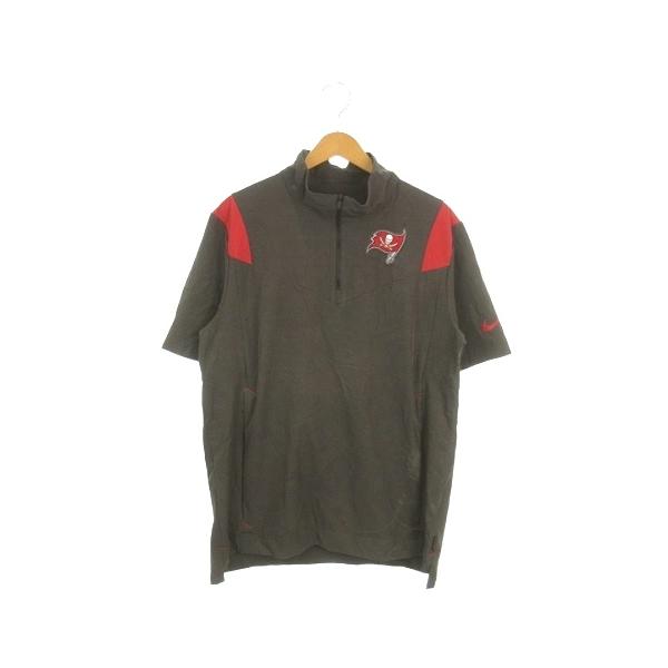 ナイキ NIKE NFL サイドラインコーチジャケット ウィンドブレーカー プルオーバー アメフト M 茶 ブラウン 半袖 ハーフジップ【ブランド】ナイキ NIKE【表記サイズ】M【実寸サイズ】肩幅：46cm　身幅：55cm　袖丈：26cm...