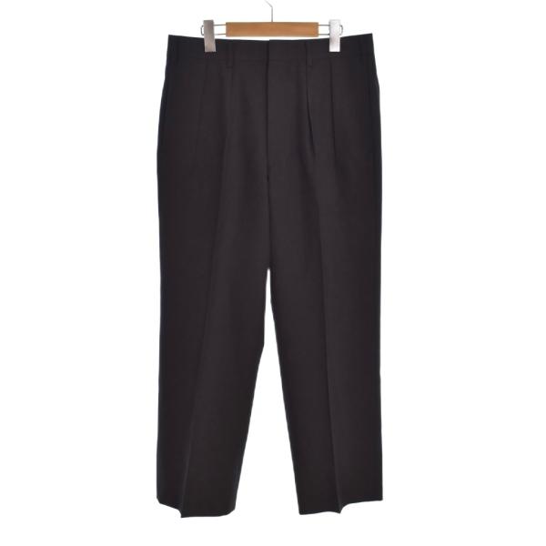 バーバリーズ Burberrys スラックス 無地 センタープレス ツータック ストレート 82 黒 ブラック BBF96-706-09 ■ECD002 メンズ【ブランド】バーバリーズ Burberrys【表記サイズ】ウエスト82【実寸サイ...