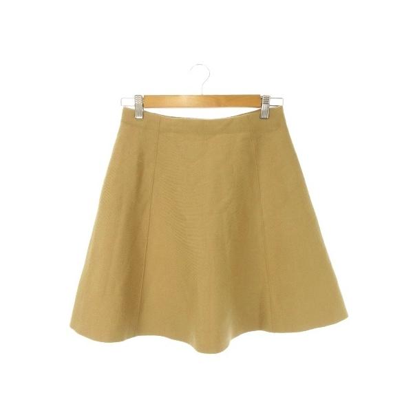 未使用品 セオリー Theory ニットスカート ウール S 茶 ブラウン 無地 フレア ミニ丈 /CK59 ■ECC002 レディース【ブランド】セオリー Theory【表記サイズ】S【実寸サイズ】ウエスト：64〜cm　ヒップ：-cm　ス...