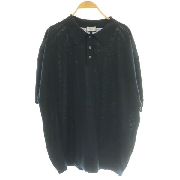 未使用品 ジェイプレス J.PRESS タグ付き カジュアルポロシャツ 半袖 L 紺 ネイビー /SS ■OS ■ECE003 メンズ【ブランド】ジェイプレス J.PRESS【表記サイズ】L【実寸サイズ】肩幅：約57cm　身幅：約59cm　...