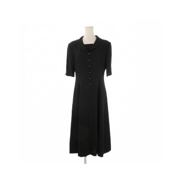 クロエ CHLOE BLACK FORMAL ブラックフォーマル ワンピース 11AR 黒 ブラック ジェット 半袖 ボタンフロント /CK6 ■ECE003 レディース【ブランド】クロエ CHLOE【表記サイズ】11AR【実寸サイズ】肩幅...