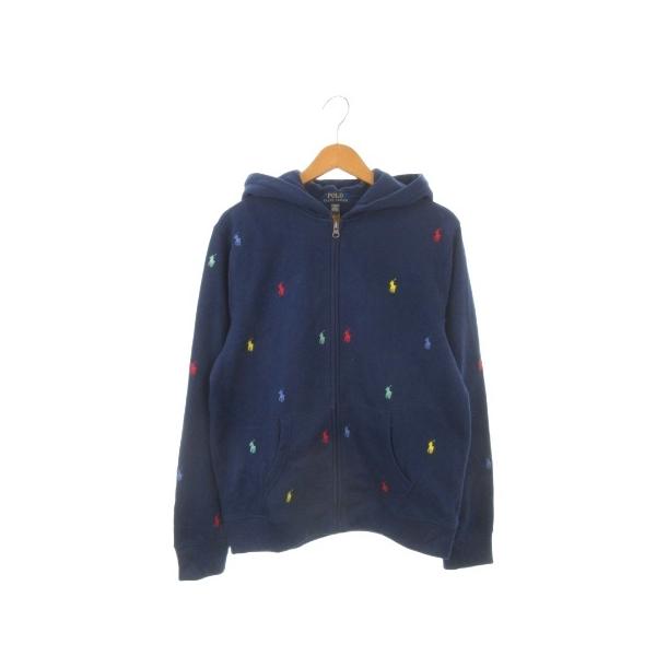 ポロ ラルフローレン パーカー ジャケット 裏起毛 カラフル ポニー刺繍 子ども服（男の子用） XL/TG(18-20) 青 ブルー /AH32 ■ECE003【ブランド】ポロ ラルフローレン POLO RALPH LAUREN【表記サイズ...