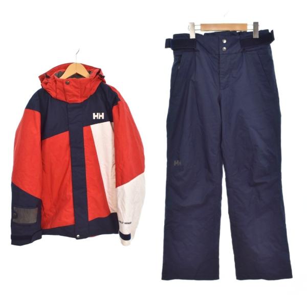 ヘリーハンセン HELLY HANSEN スキーウェア スノボウェア スキージャケット パンツ M 赤 レッド 紺 ネイビー ■ECE003 メンズ【ブランド】ヘリーハンセン HELLY HANSEN【表記サイズ】M【実寸サイズ】ジャケット...