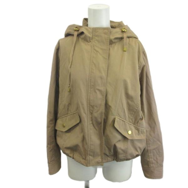 アクアガール aquagirl マウンテンパーカー ジャケット 上着 S ベージュ フード付き 長袖 フラップポケット /MD ■ECC002 レディース【ブランド】アクアガール aquagirl【表記サイズ】S【実寸サイズ】肩幅：41cm...